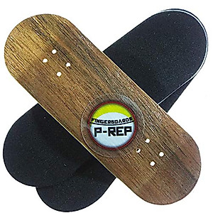 P-REP Ebony - Solid Performance Complete Wooden Fingerboard (Chromite, 34mm x 97mm)