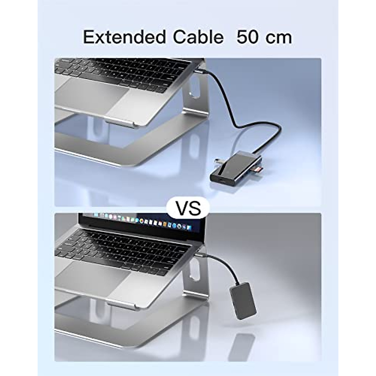 Inateck USB C Hub with 10 Ports, USB 3.2 Gen 2 Speed, 1.6ft Cable, HB2026