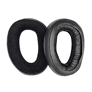 Premium Hybrid Ear Pads Compatible with Sennheiser GSP 370, Sennheiser GSP 350, GSP 303, GSP 302, GSP 301 and GSP 300 Headphones. Premium Protein Leather | Premium Velour | Soft High-Density Foam