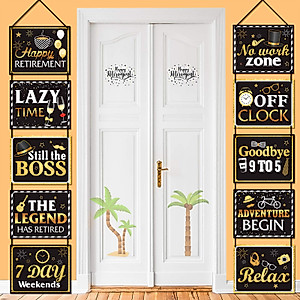 Retirement Party Decorations Happy Retirement Banner The Legend Has Retired Yard Sign Retirement Party Suppliers Hanging Cards Decorating Kit