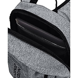 Under Armour Adult Halftime Backpack , Pitch Gray Medium Heather (012)/Black , One Size Fits All