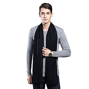 OHAYOMI Mens Scarf Winter Fashion Formal Soft Scarves for Men