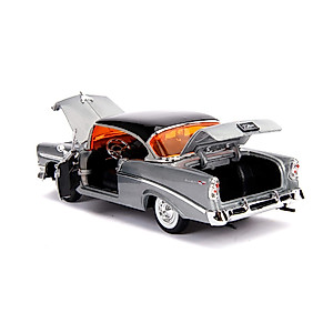 Jada Toys diecast vehicle 1: 24 Jada 20 - Showroom Floor - '56 Bel Air, Bare Metal