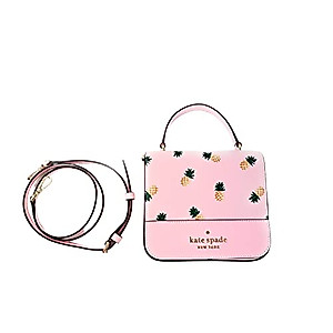 Kate Spade New York Staci Square Pineapple Printed Crossbody Bag