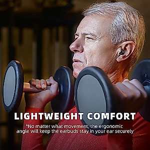 SoundMAGIC S20BT Neckband Bluetooth Headphones Wireless Earphones HiFi Stereo in Ear Headset with Microphone Lightweight Sports Earbuds Long Playtime Stable Connection Black