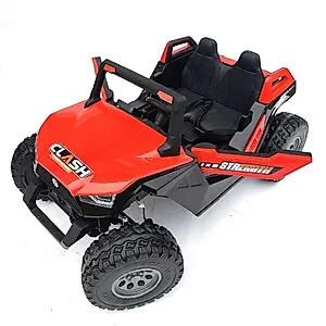 4X4 Upgraded Kids Ride on car 24v XXL Ride On UTV Buggy Quad SIDEBYSIDE RZR with 2 Adjustable Leather Seats Rubber Tires TV Touch Screen Parent Remote Control 2-11mph 3 speed new 2024 model hold 265lb