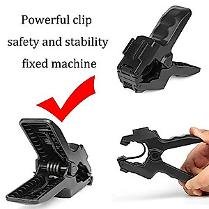 Gopro Accessories, Adjustable gooseneck Jaws Flex Fixture Bracket Compatible with GoPro Hero 11/10/9/8/ 7, Fusion, Hero (2018), 6, 5, 4, Session, 3 +, 3, 2, 1, Xiaomi Easy，DJI Osmo Camera