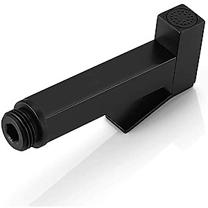 FairUo Bathroom Wall-Mounted Faucet Taps, Handheld High-Pressure Spray Gun, Bidet Sprayer Flusher Kit, Toilet Hot and Cold Brass Water Valve Set, Can Be Installed with Shower Head/B