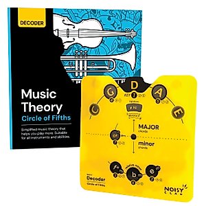 Noisy Clan Circle of Fifths Chord Wheel - All Musical Instruments Edition - Make Music Theory Easy, Learn Keys, Chords and Songwriting. Play More Music, Suitable for All Levels and Instruments