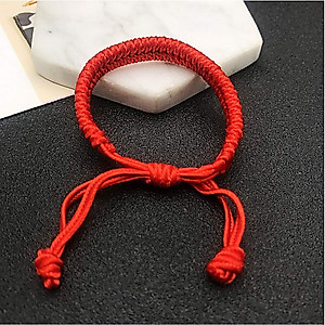 Zittop Chinese Feng Shui Lucky Strap Friendship Handmade Bracelet Red String Rope Men Women Fashion Jewelery.