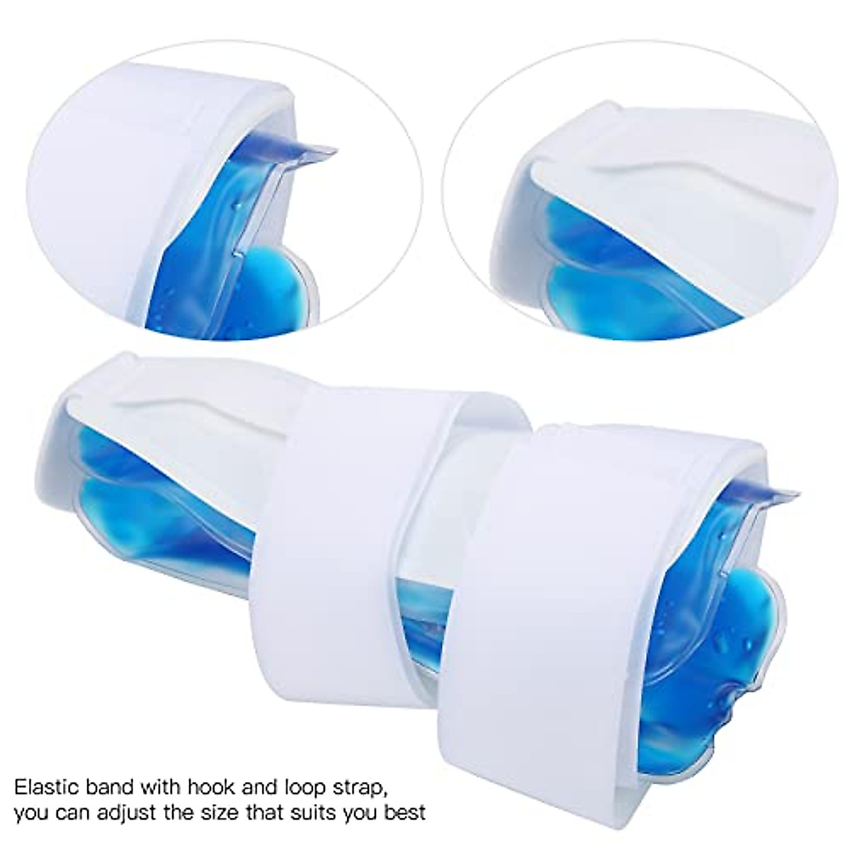 Ankle Support, Fixed Ligament Ankle Stabilizer Cold and Hot Compress for Ligament Strain for Sports Arena for Ankle Injury(White)