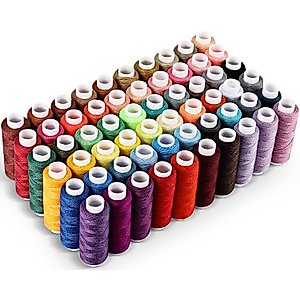 CiaraQ Sewing Threads Kits, 60 Colors Polyester 250 Yards Per Spools for Hand Sewing & Embroidery …