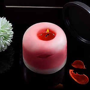 Cinnamon Candle Christmas Gift Set for Women, Soy Wax Aromatherapy Scented Candle Present, Aesthetic Winter Candle Stress Relief for Yoga, Massage, Bath, Meditation, Reiki, Long Lasting, 11oz, Red