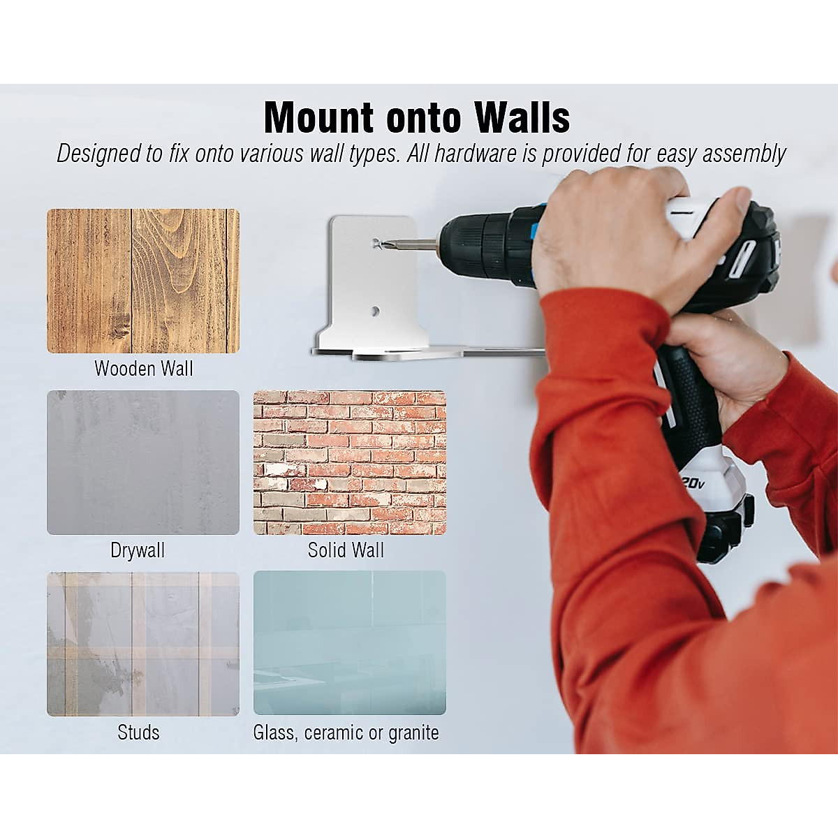 ElecGear Solo Charging Dock for PS5 Controller, Wall Mount and Desktop Dual Purposes USB Charger Stand Docking Station for Single Playstation 5 DualSense Wireless Controller