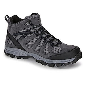 Eddie Bauer Elliot Bay Mid Waterproof Hiking Shoes for Men | Multi-Terrain Lugs, Sturdy & Supportive Design Rubber Traction Outsole Contoured Insole