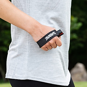 SABRE Runner Defense Spray, 3-in-1 Formula Contains Pepper Spray, CS Military Tear Gas & UV Marking Dye, Max Strength, Reflective Hand Strap For Easy Carry, 35 Bursts, Secure & Easy to Use Safety , 0.75 Fluid Ounces