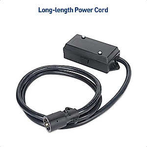 Cable Matters 7-Way Trailer Wire Harness 6ft with Junction Box for Trailer in Black - Inline Trailer Cord with 7-Gang Junction Box and 6 Feet Trailer Plug