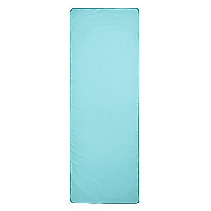 Mission VaporActive Yoga Mat Towel, Blue Curacao, 24.5" x 69"