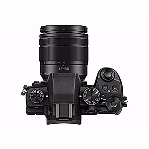 Panasonic Lumix DMC-G85 Mirrorless Camera with 12-60mm OIS Lens Starter Bundle with Bag, 64GB SD Card, 2 Extra Battery, Charger, Mini Tripod and Accessories