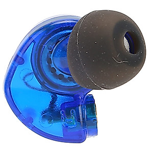 ASHATA for SE215 Wired Sound Isolating Earbuds Head, 1 Pairs of Pluggable Replacement Stereo Earphone Head for SE315 SE535 SE215, with MMCX Interface (Clear Blue)