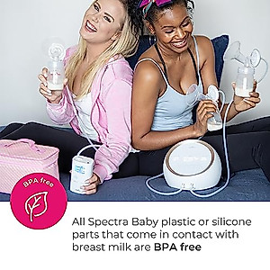 Spectra - Cooler Bag Storage Kit for Breast Milk - Pink (Ice Pack and 2 Wide Neck Bottles)