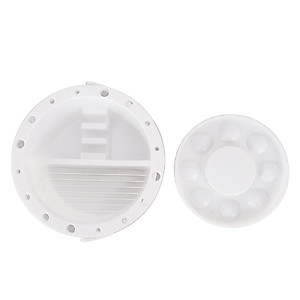 Paint Brush Washer, Multi Purpose Portable Handle Plastic Collapsible Painting Water Cup for Travel