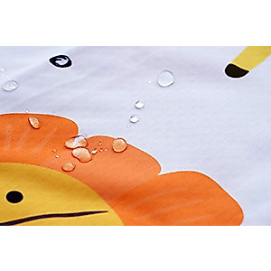 Waterproof Floor Splat Mat for Under High Chair| 51" Splash Mat Under High Chair/Under High Chair Mat |Splash Mat Highchair, High Chair Mats for Dropping Food, Food Floor Mat for Kids