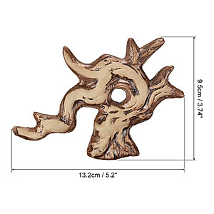 PATIKIL Ceramic Tree Branch #3, 2 Pack Artificial Trunk for Succulent Planter Flower Pot Micro Landscape