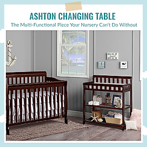 Dream On Me Ashton Changing Table, Espresso , 34x20x40 Inch (Pack of 1)