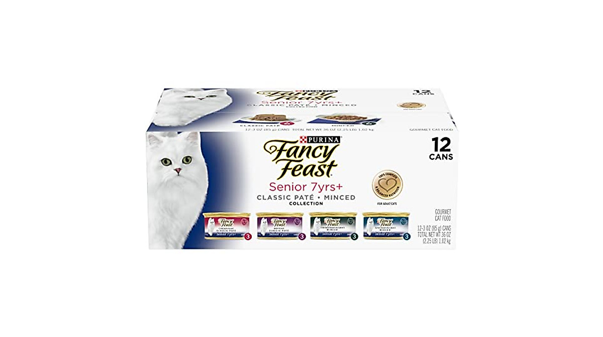 Purina Fancy Feast Senior 7+ High Protein Wet Cat Food Variety