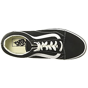 Vans Men's Old Skool Sneaker (10, (Canvas) Black/True White, numeric_10)