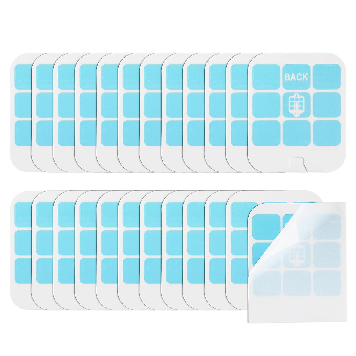 Ten KiKi 24 Packs Refills for Flying Insect Trap Indoor Fly Trap Refills for Home, Fly Traps for Bugs Gnats and Moths for Indoors