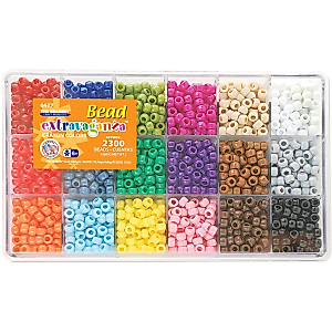 The Beadery Giant Caryon Bead Box - approximately 2300 beads