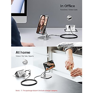 JSAUX Magnetic Wireless Charger 2-Pack Fast Magsafe Charger Compatible with MagSafe Charger, iPhone 15/15plus/15 Pro/15 Pro Max/iPhone 14 Plus/14 Pro Max, iPhone 13 12 Mini Mag Charger Airpods Black