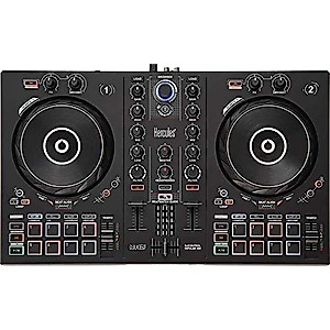Hercules DJ Control Inpulse 300 DJ Controller with MH110 Studio Headphones