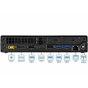 Lenovo ThinkCentre M920q Tiny Desktop,Intel 8-core i7-9700T Up to 4.3 GHz,32GB RAM,New 1TB NVME SSD,HDMI,DisplayPort,WiFi,Bluetooth,Wireless Keyboard Mouse,Windows 11 (Renewed)