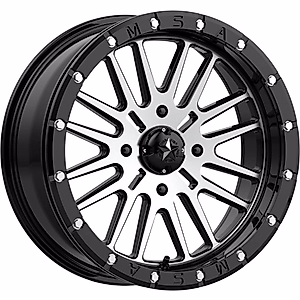 MSA Offroad Wheels MA37 18X7 4X137 G-BLK MACH 10MM - M37-018737