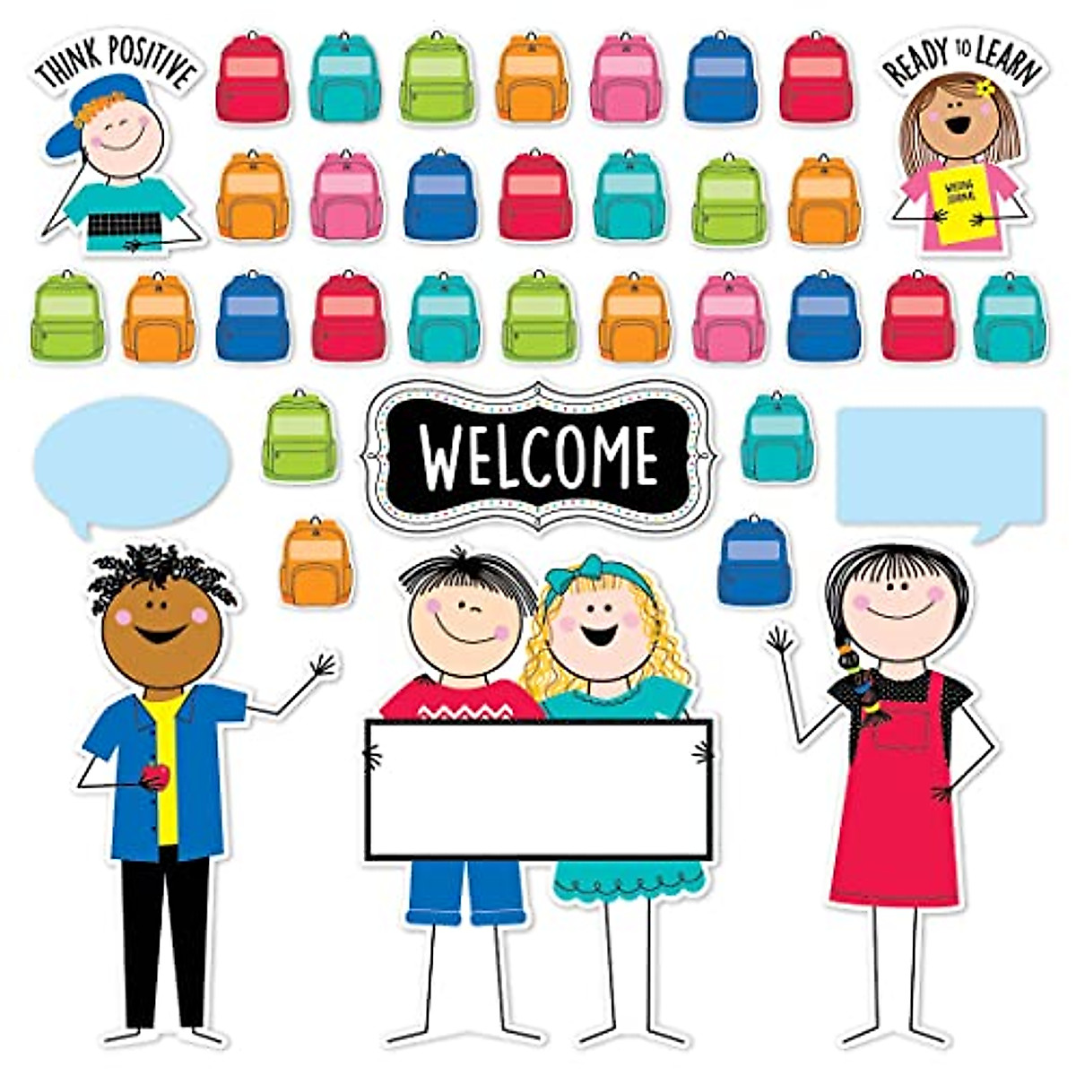 CTP All are Welcome Bulletin Board Set for Classroom (Creative Teaching Press 10669)