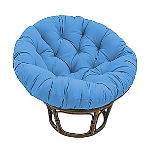 Papasan Chair Cushion, 45 in Overstuffed Thickened 9LB Water Resistant Papasan Cushion for Egg Swing Hanging Rattan Swivel Chair Used Indoor or Outdoor as Pet Floor Meditation Cushion