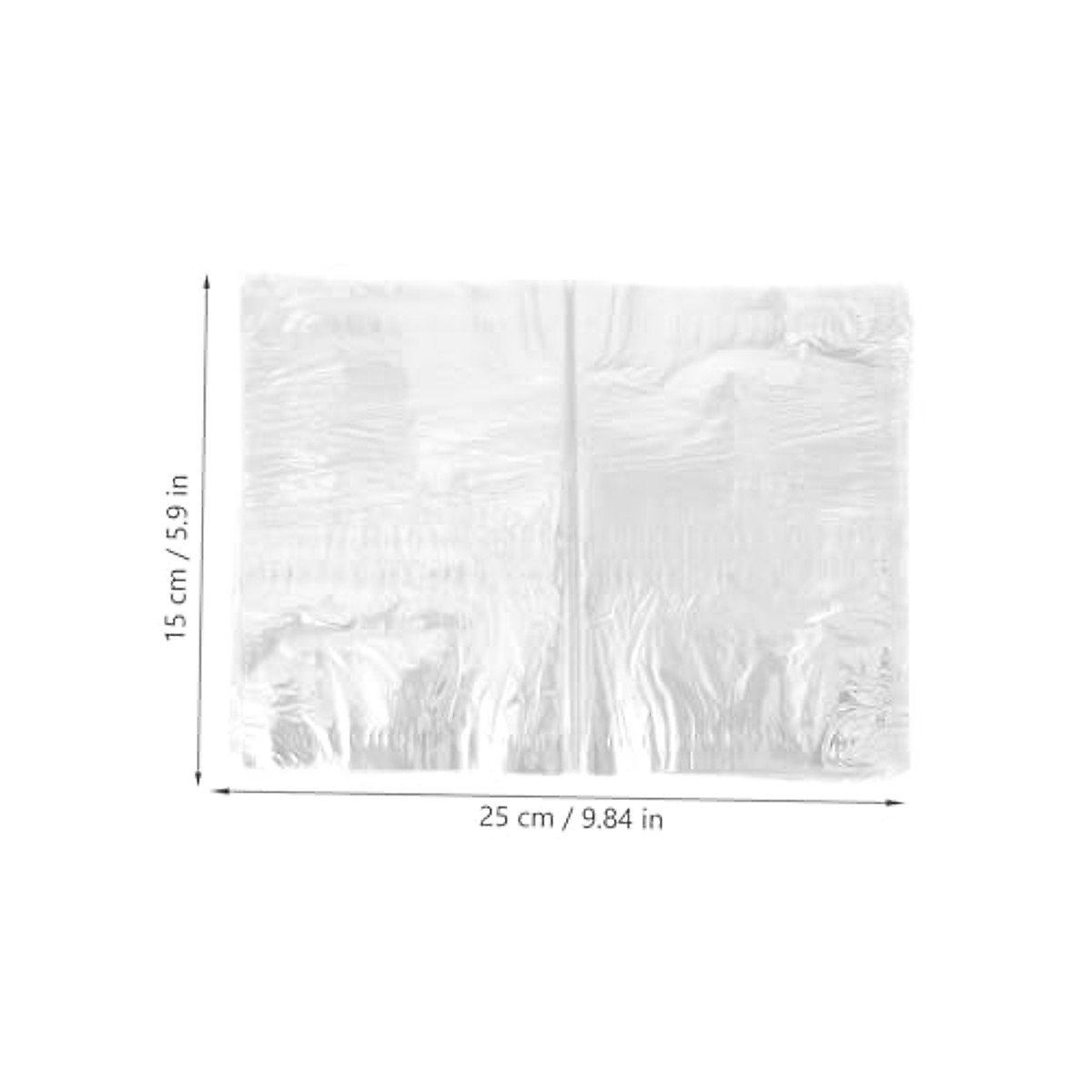 GARVALON 100pcs Heat Shrink Plastic Bag Clear Bags Vacuum Packing Bags Shrinkable Wrapping Bag Seal Packaging Bags Food Preservation Shrink Bag Vacuum Sealed Bags Clear Shrink Bags PVC