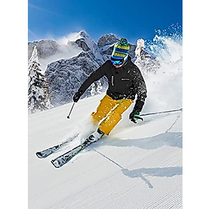 Heathyoga Mens Ski Jacket Waterproof Snowboard Jacket for Men Snow Jacket Skiing Jackets Snowboarding Jackets Ski Coats