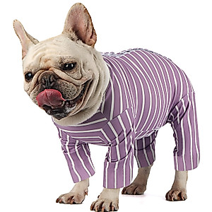 Etdane Dog Recovery Suit After Surgery, Surgical Onesies for Female Male Doggy Pet Vest Shirt Alternative Cone E-Collar Black White Plaid X-Small