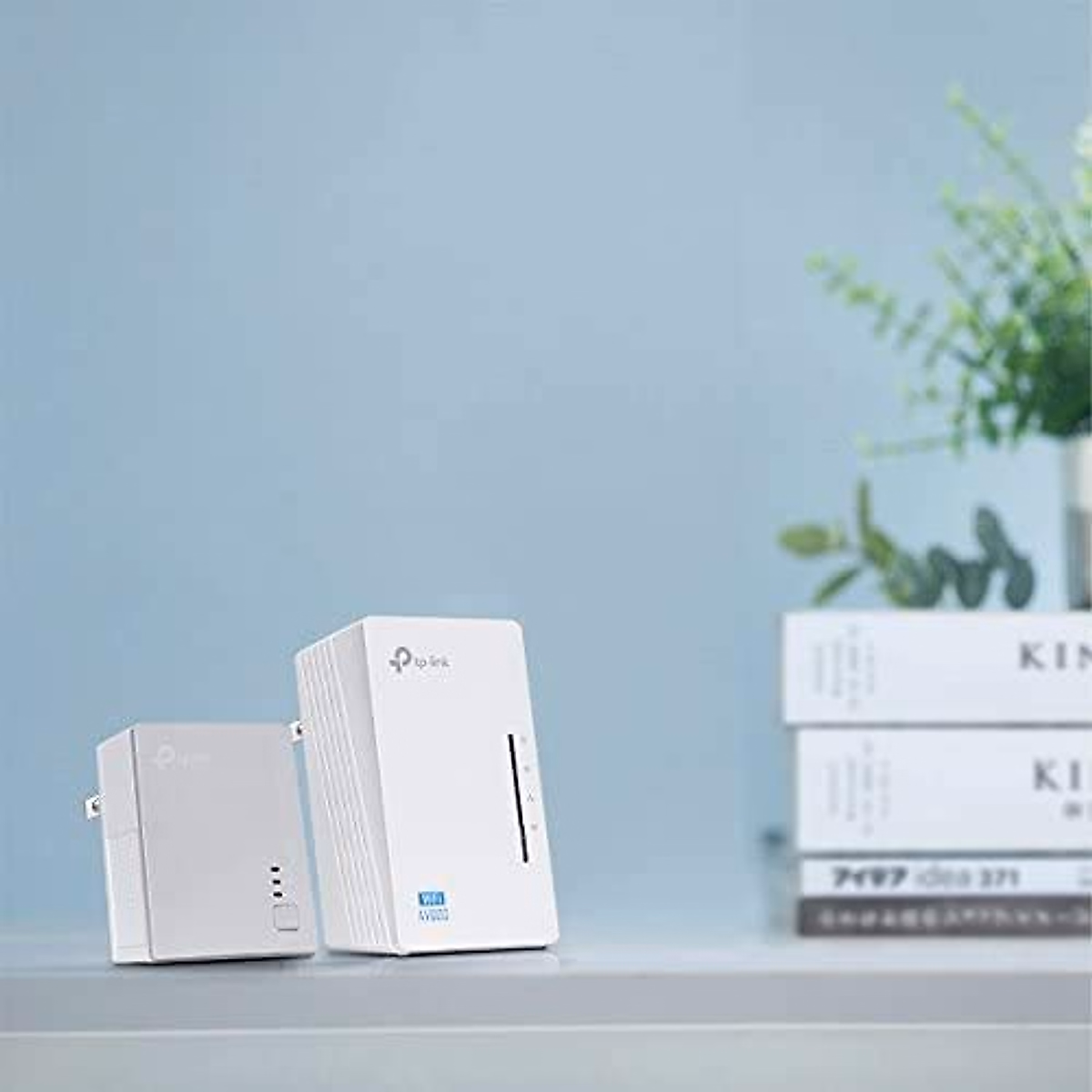 TP-Link AV600 2-Port Powerline Gigabit Wi-Fi Adapter Kit, 2-Kit (TL-WPA4220 KIT) (Renewed)