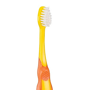 SmileGoods Y231 Child Toothbrush, 23 Tuft, Soft Bristle, with Extra Wide Handle, 72 Individually Packaged Premium Toothbrushes, Assorted Colors Bulk Pack