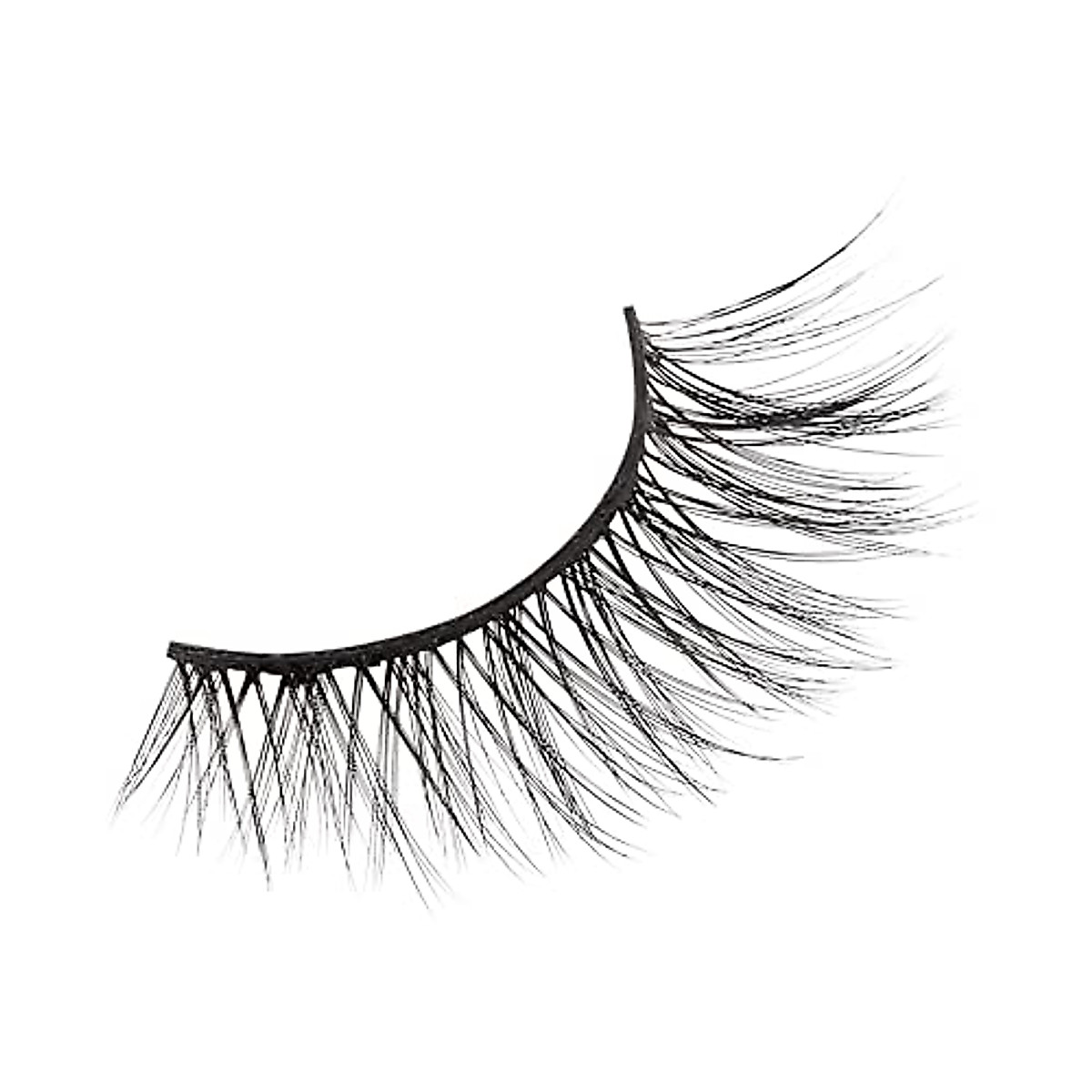 KISS Magnetic, False Eyelashes, Charm', 12 mm, Includes 1 Pair Of Magnetic Lashes, Magnetic Lash Eyeliner, Contact Lens Friendly, Easy to Apply, Reusable Strip Lashes