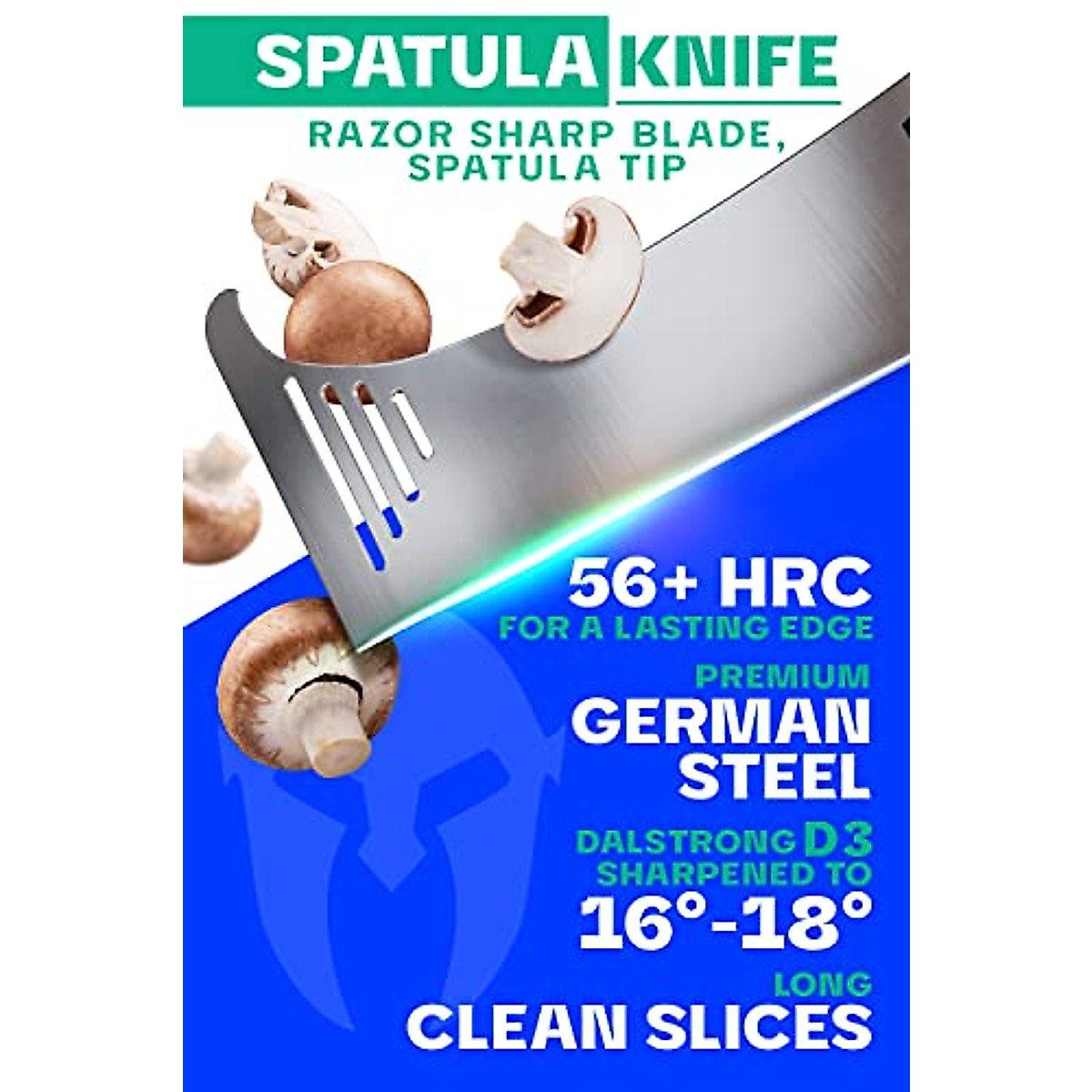 Dalstrong Spatula Knife Hybrid Utensil - 8 inch - Gladiator Series Elite - High Carbon German Steel Kitchen Knife - G10 Handle - Multi-Purpose - BBQ, Chop, Slice, Grill, Flip - Sheath - NSF Certified