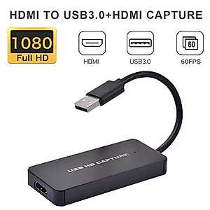 USB Video Capture Card Hdmi Hd Fast Game Capture Adapter Live Streaming Device