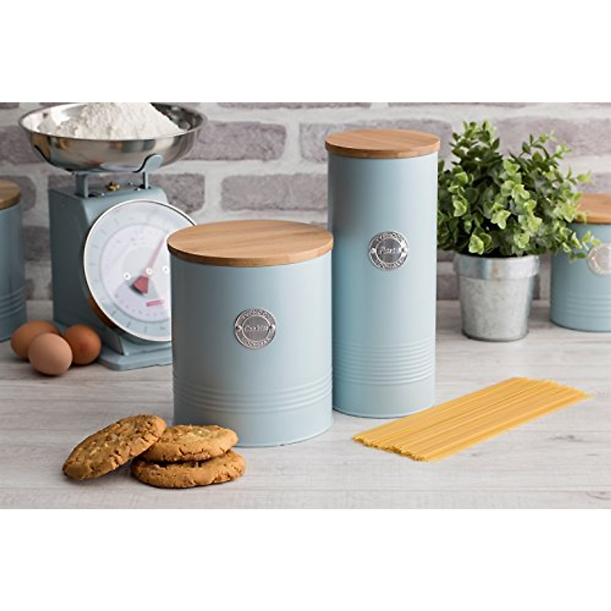 Typhoon Living Blue 2.5 Litre Pasta Storage Canister