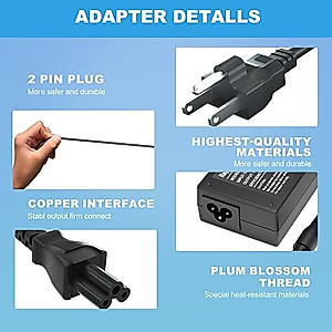 19V DC Power Supply for Monitor Acer LCD R240HY H236HL SA230 G276HL S230HL G246HL G206HQL S271HL S240HL G236HL S220HQL S202HL Acer Aspire V3 V5 E1 E3 E5 ES1 R3 M5 F5 5000 5100 N15Q1 Laptop Charger
