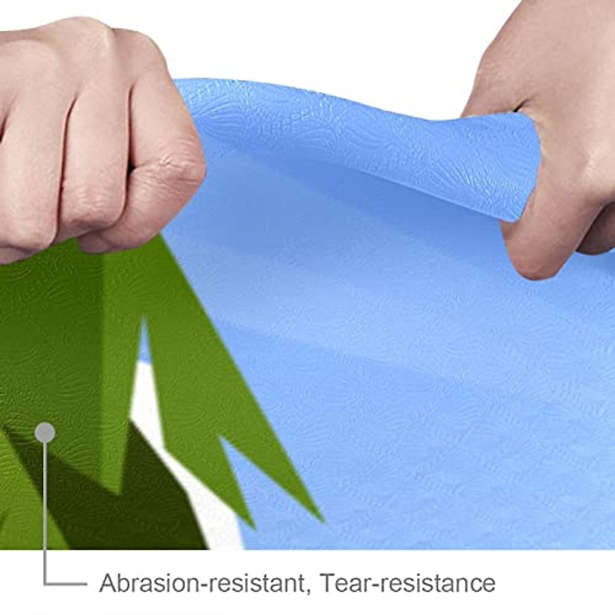 Yoga Mat, Yoga Mats for Home Workout, Workout Mat, Exercise Mats, Pilates Mat, Palm Tree Sea Ship